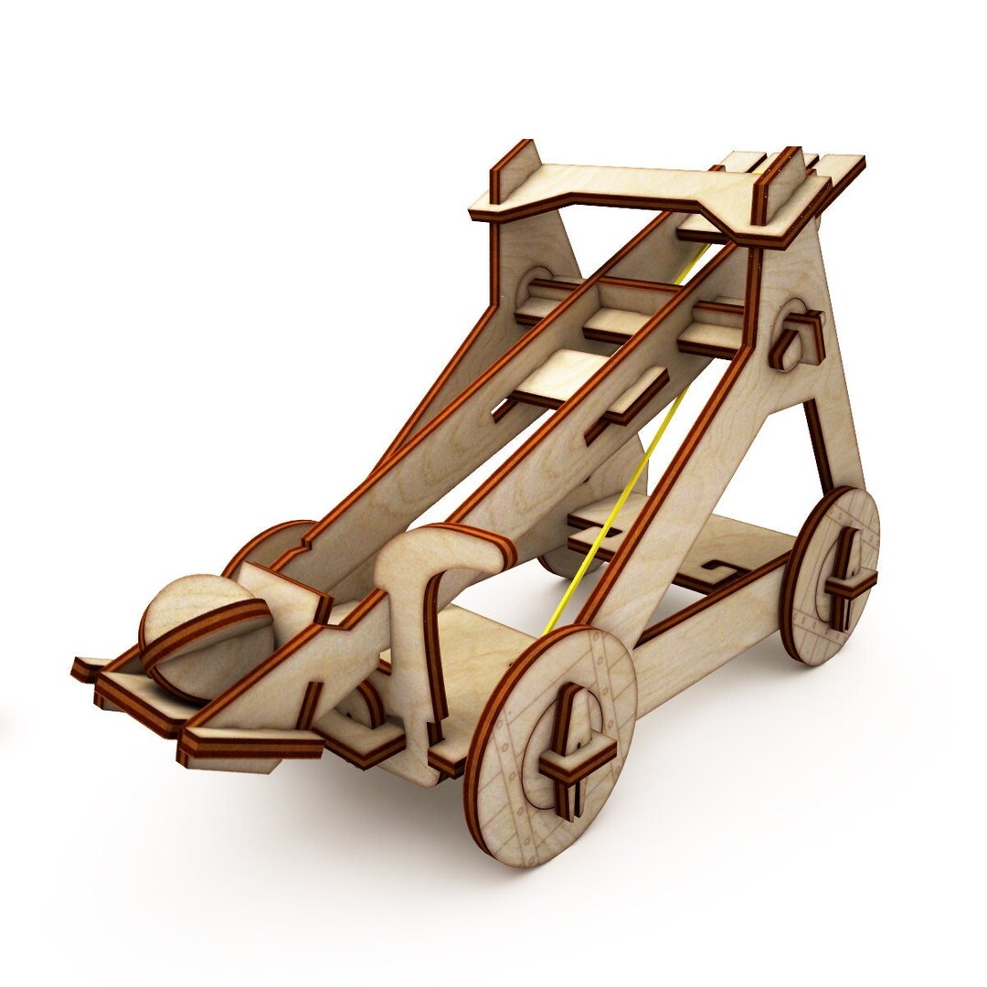 224-toy Catapult Vector for CNC, Toy Car Svg, Vector File, Vector Cut ...