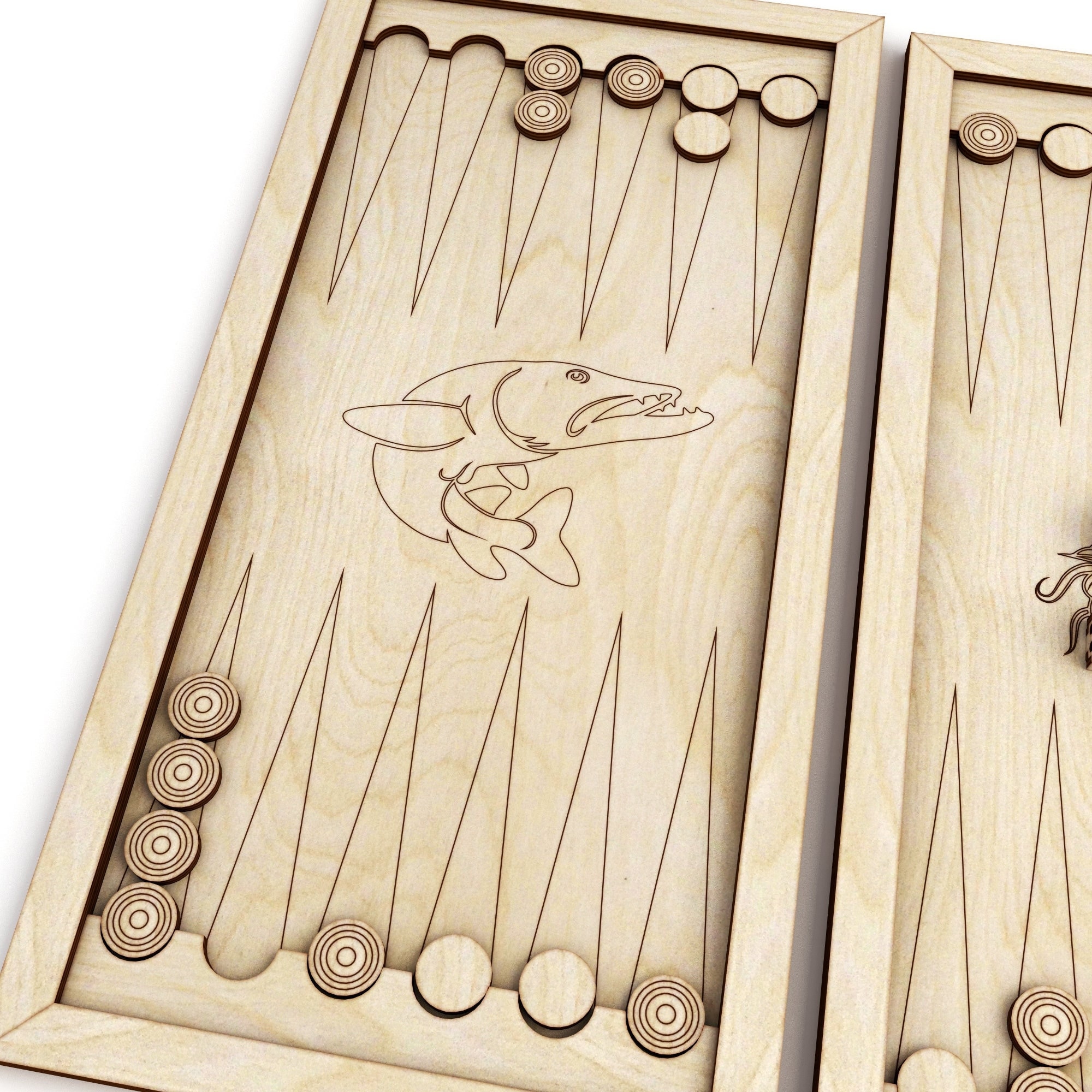 010-backgammon Vector for CNC in Svg Vector File and for Vector Cut ...