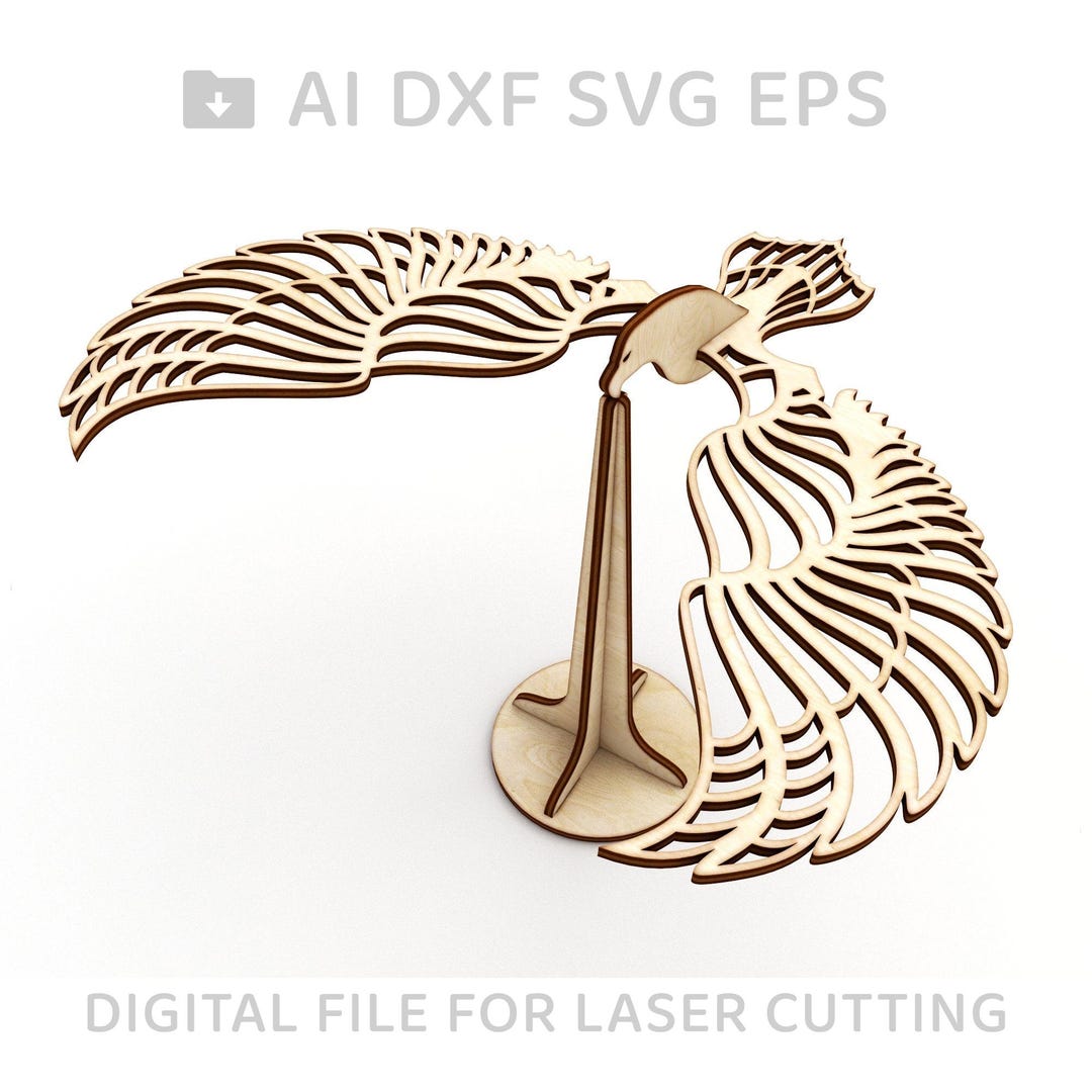 011-balancing Bird Vector for CNC Svg Vector File, Vector Cut File ...