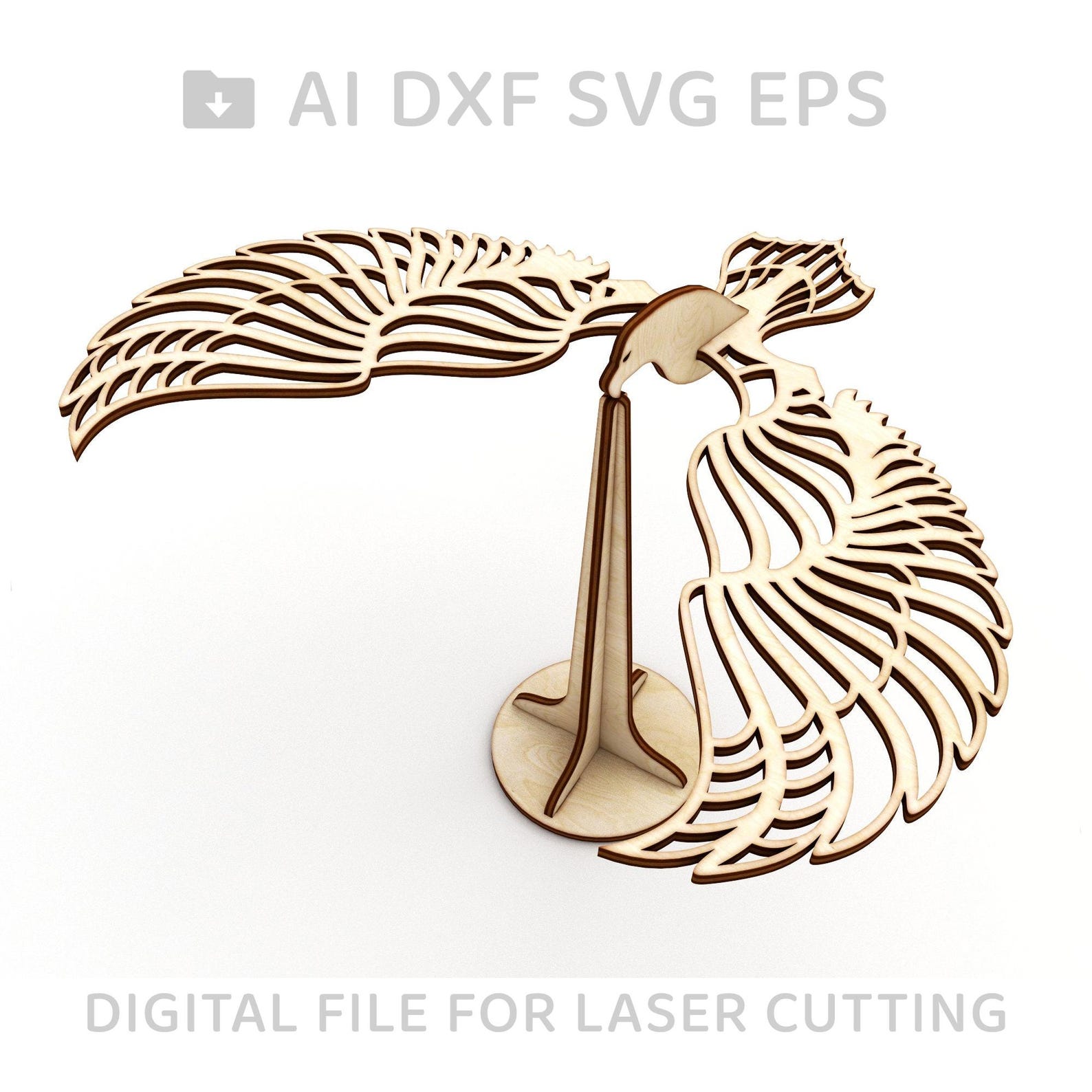 011-balancing Bird Vector for CNC Svg Vector File, Vector Cut File ...