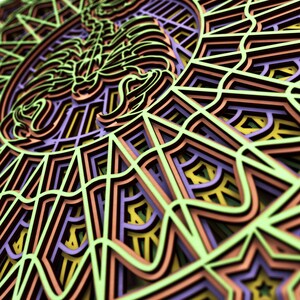 190-set of 12 Wooden Multilayer Zodiac Signs Vector for CNC Svg Vector ...