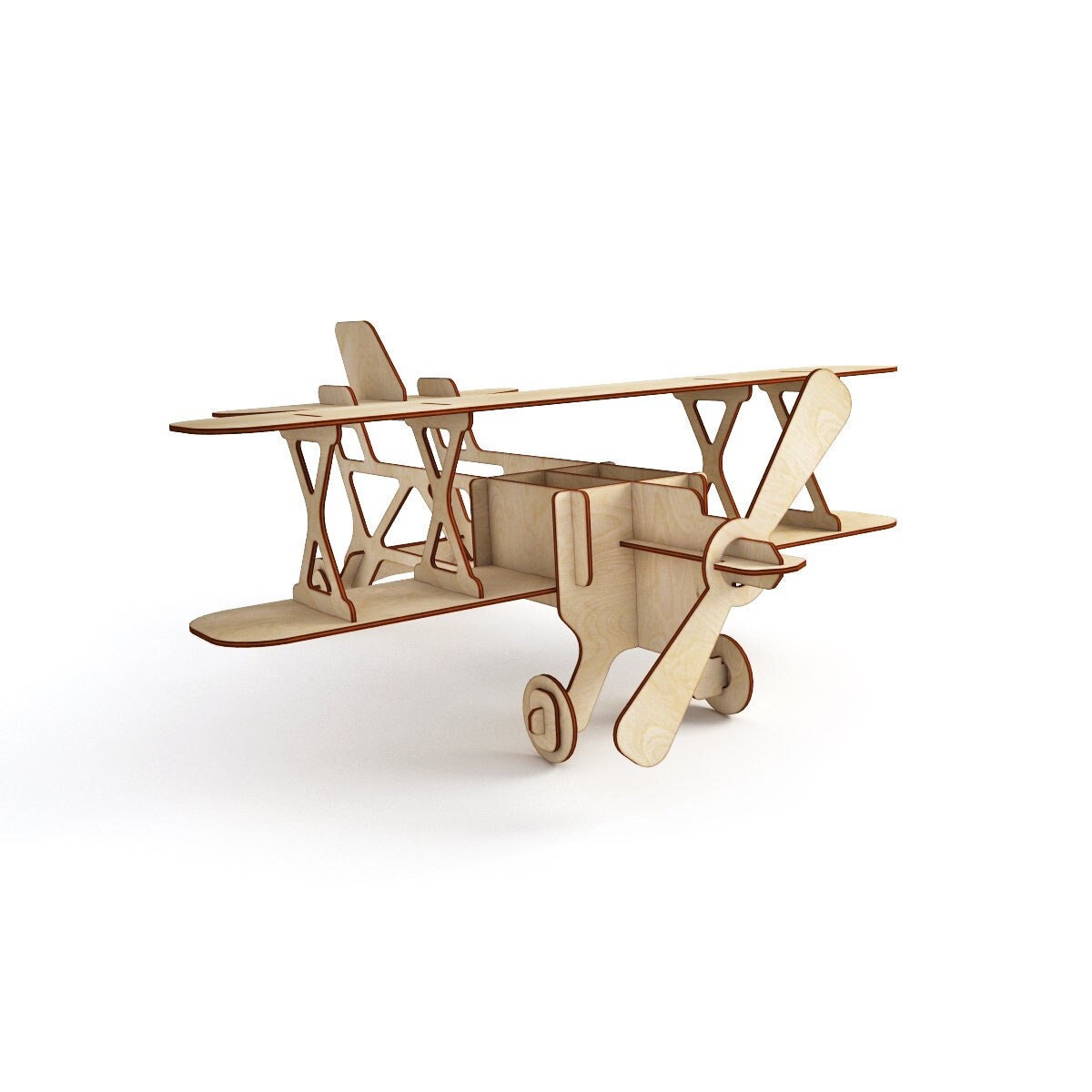 Wooden Toy Airplane Vector for CNC Svg Vector File Vector Cut - Etsy