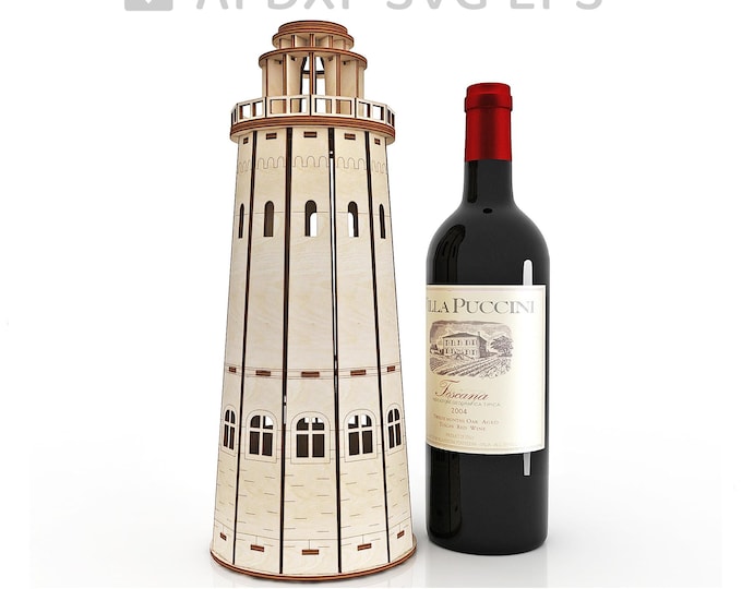 244-wine Box Vector for CNC Svg Vector File, Vector Cut File, Cnc File ...