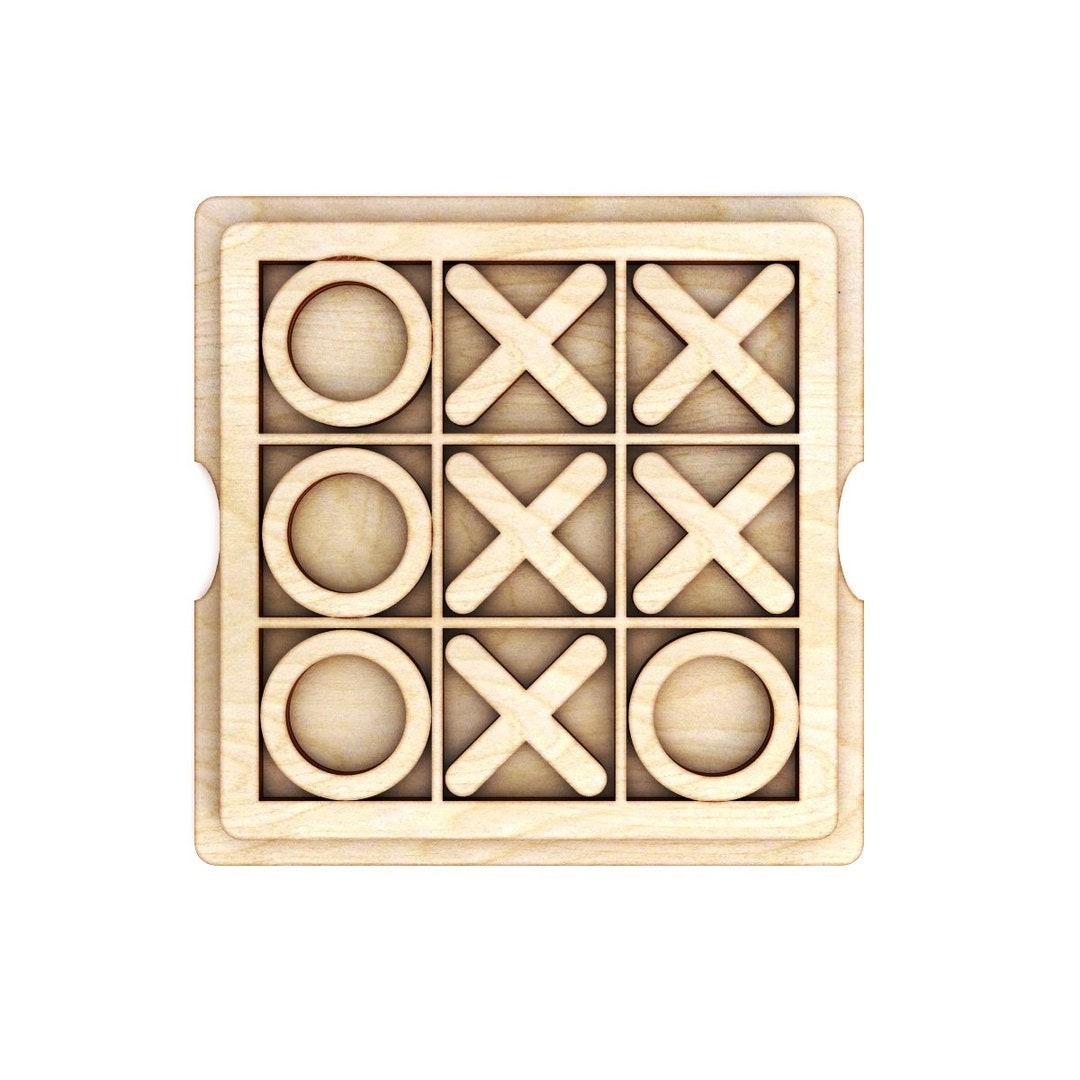 216-tic Tac Toe Vector for CNC in Svg Vector File and for Vector Cut ...