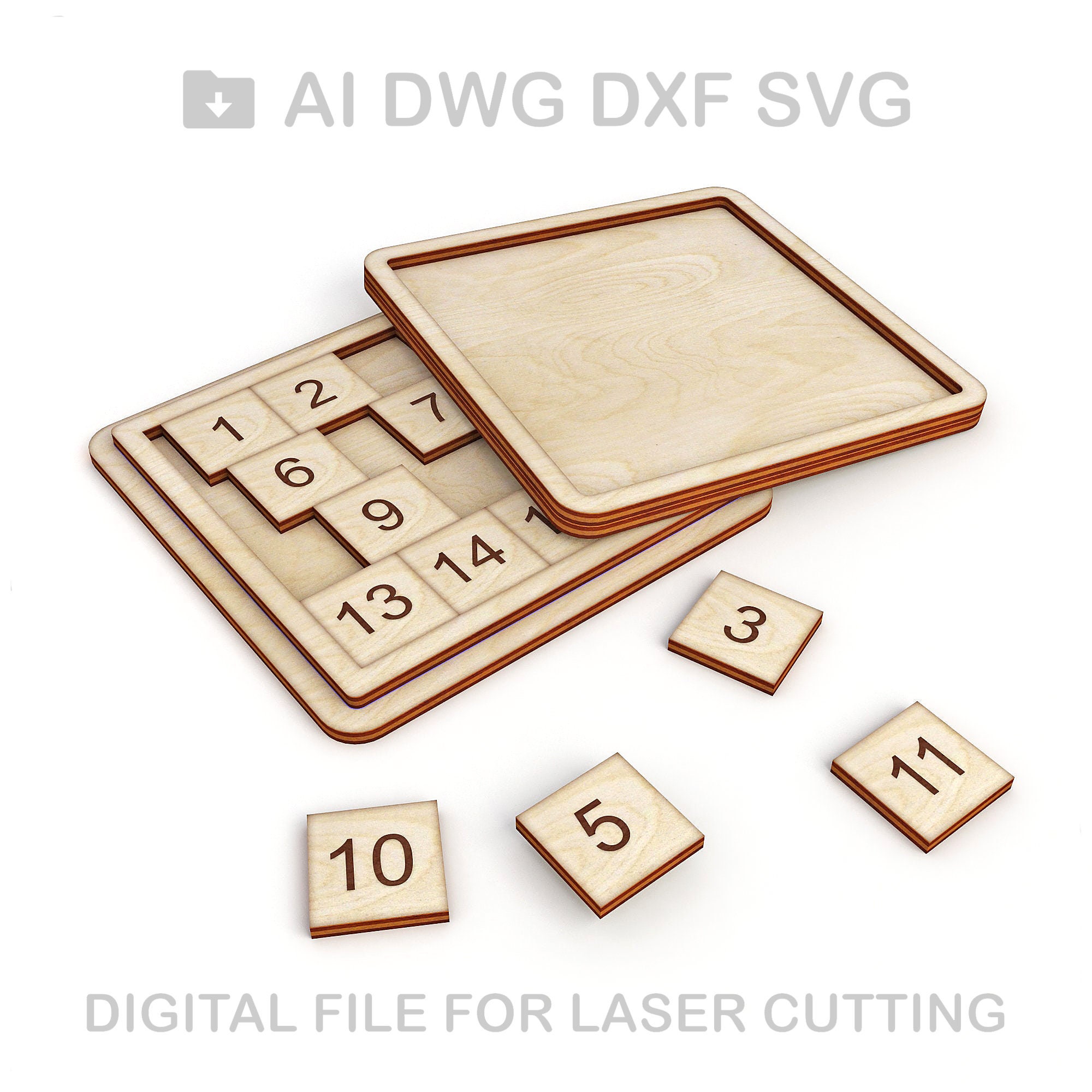 Wooden Game Vector for CNC Svg Vector File, Vector Cut File, Digital ...