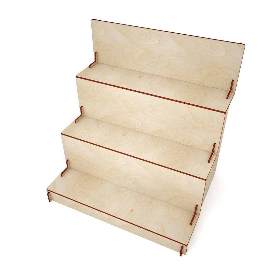 204-display Stand Laser Cut Files. Laser Cut Stand Glowforge SVG File ...