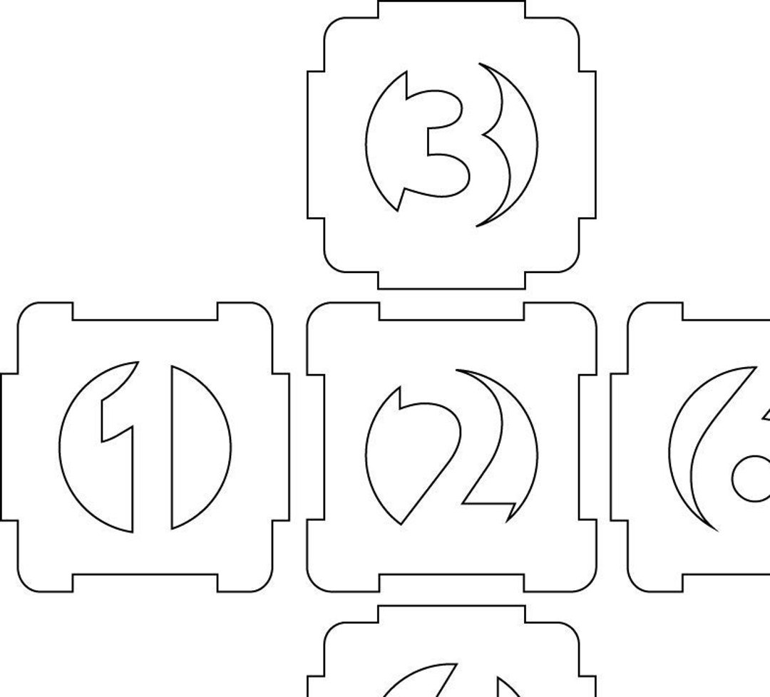 065-dice Vector for CNC in Svg Vector File and for Vector Cut File ...