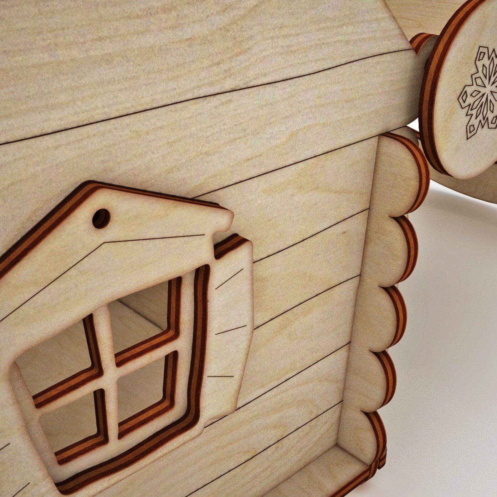 Dollhouse Vector for CNC Svg Vector File Vector Cut File - Etsy