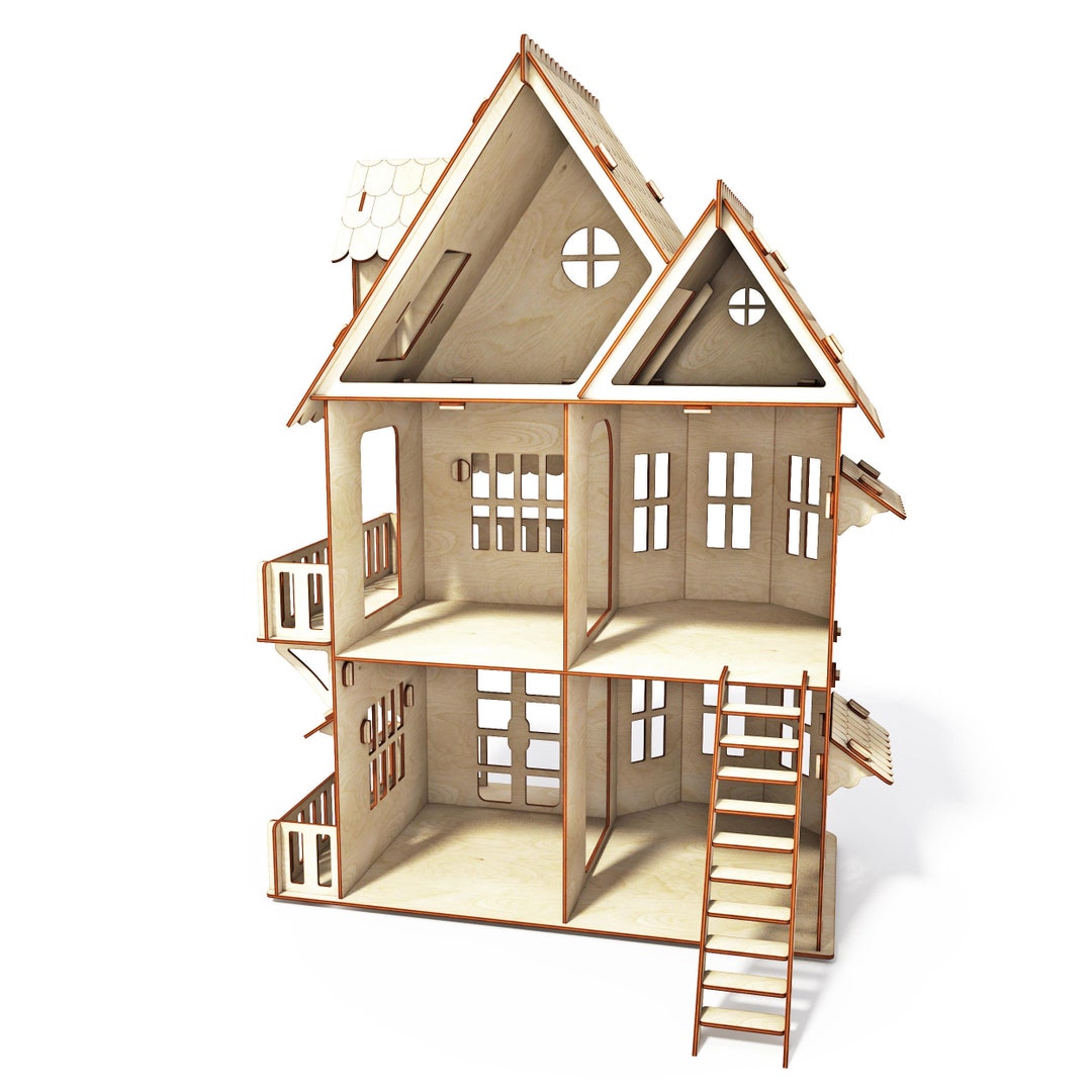 070-dollhouse Vector for CNC Svg Vector File, Vector Cut File, Digital ...