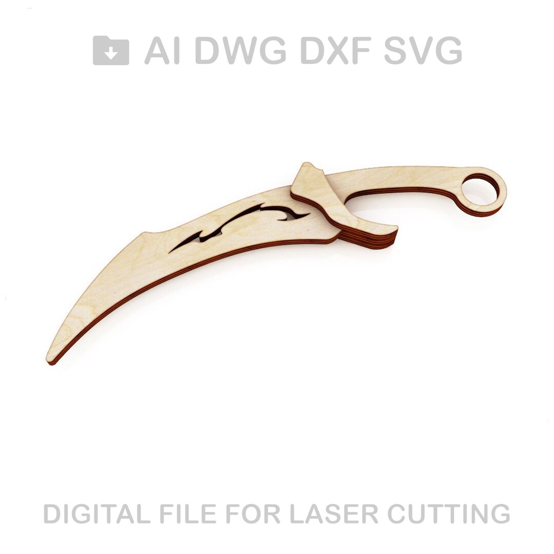 Toy Dagger Vector for CNC Svg Vector File, Vector Cut File, Digital ...