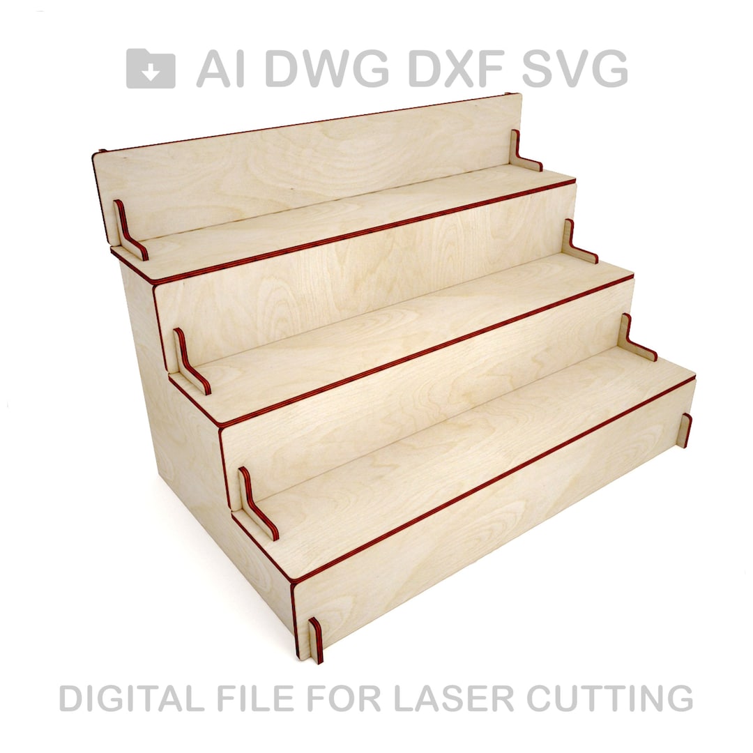 Display Stand Laser Cut Files. Laser Cut Stand Glowforge SVG - Etsy