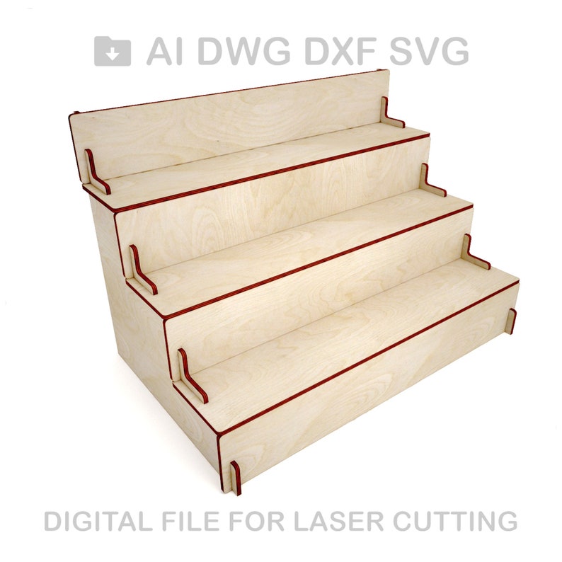 Display Stand Laser Cut Files. Laser Cut Stand Glowforge SVG - Etsy