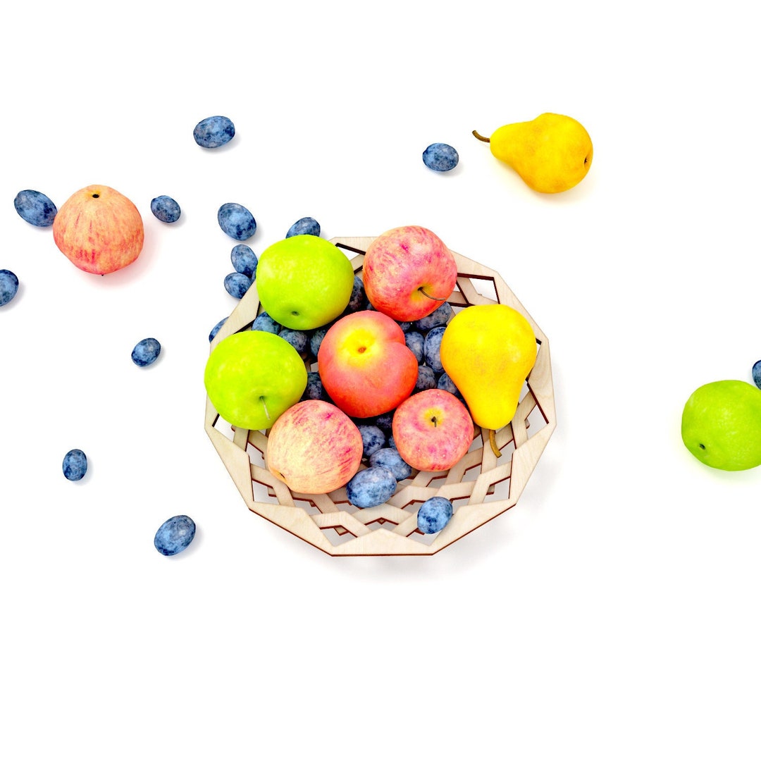 113-fruit Stand Vector for CNC Svg Vector File, Vector Cut File, Cnc ...