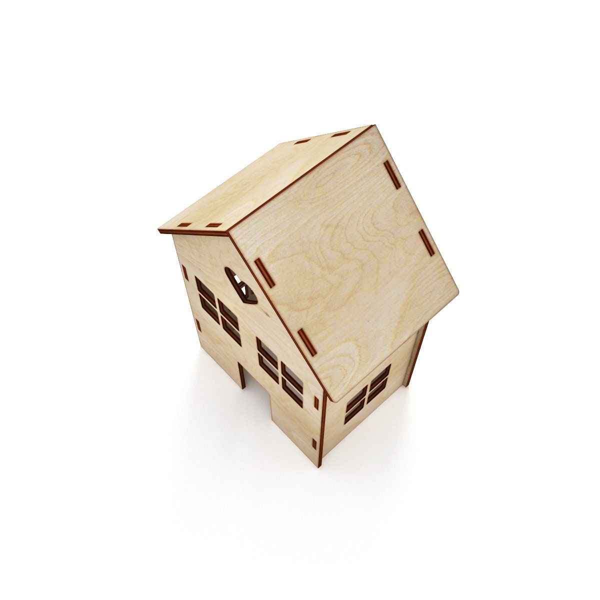 Dollhouse Vector for CNC Svg Vector File Vector Cut File - Etsy