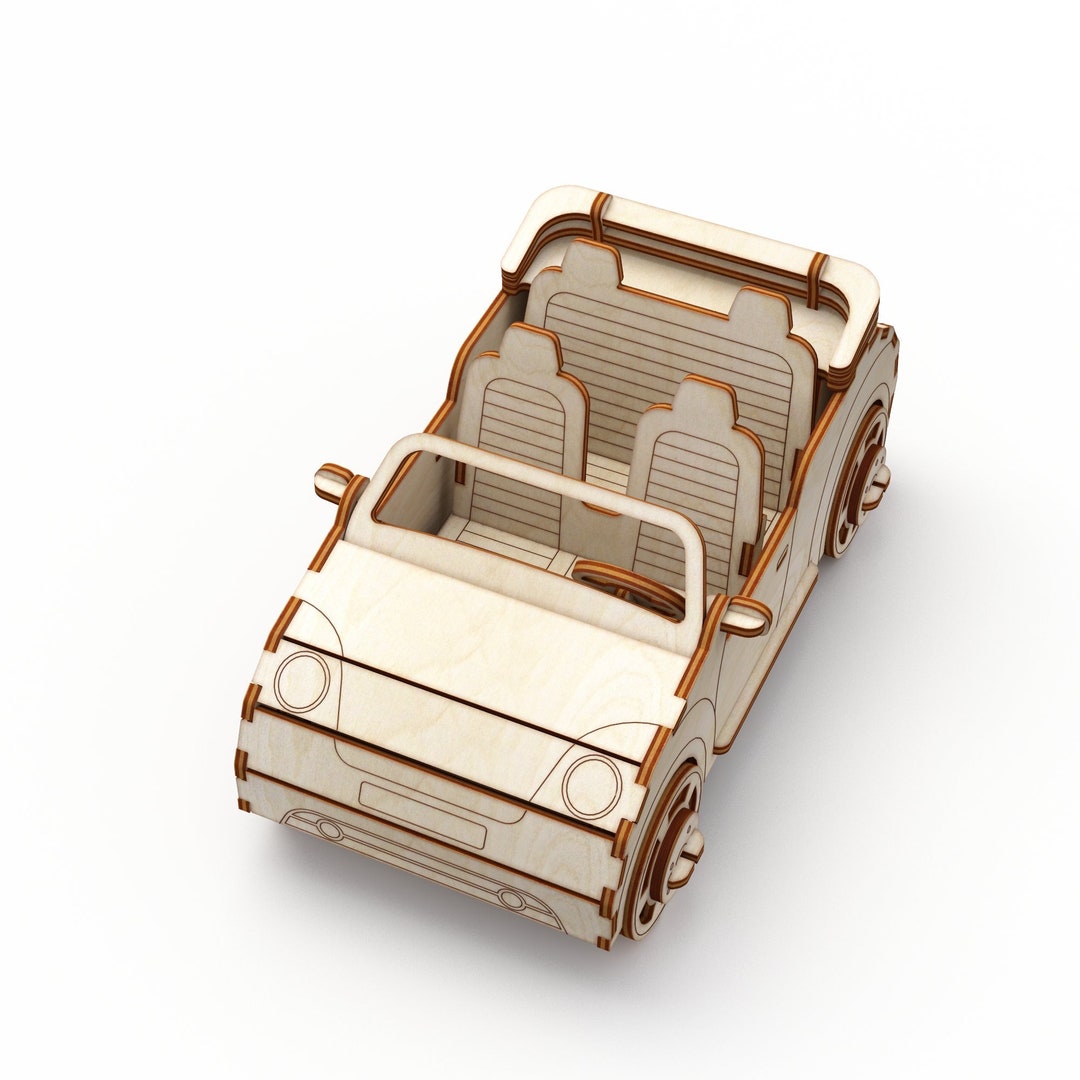 223-toy Car Vector for CNC, Toy Car Svg, Vector File, Vector Cut File ...