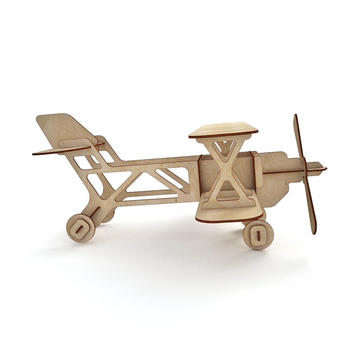 Wooden Toy Airplane Vector for CNC Svg Vector File Vector Cut - Etsy