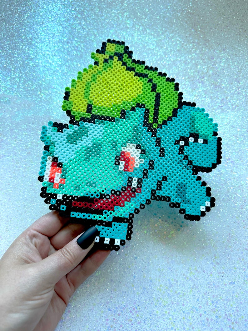 Pokémon Bulbasaur Perler Bead Art - Etsy
