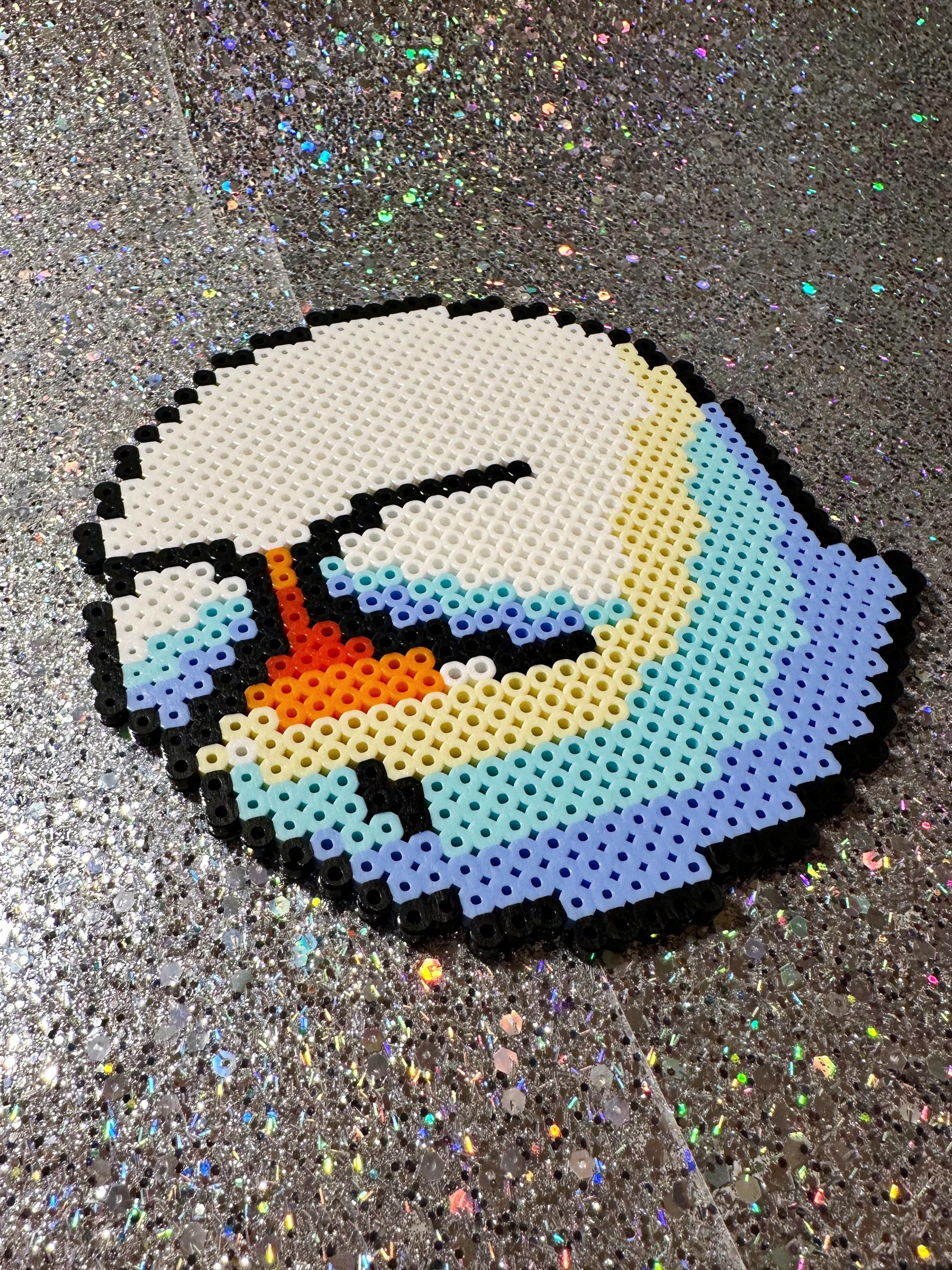 Big Boo Super Mario Brothers Perler Bead Art - Etsy