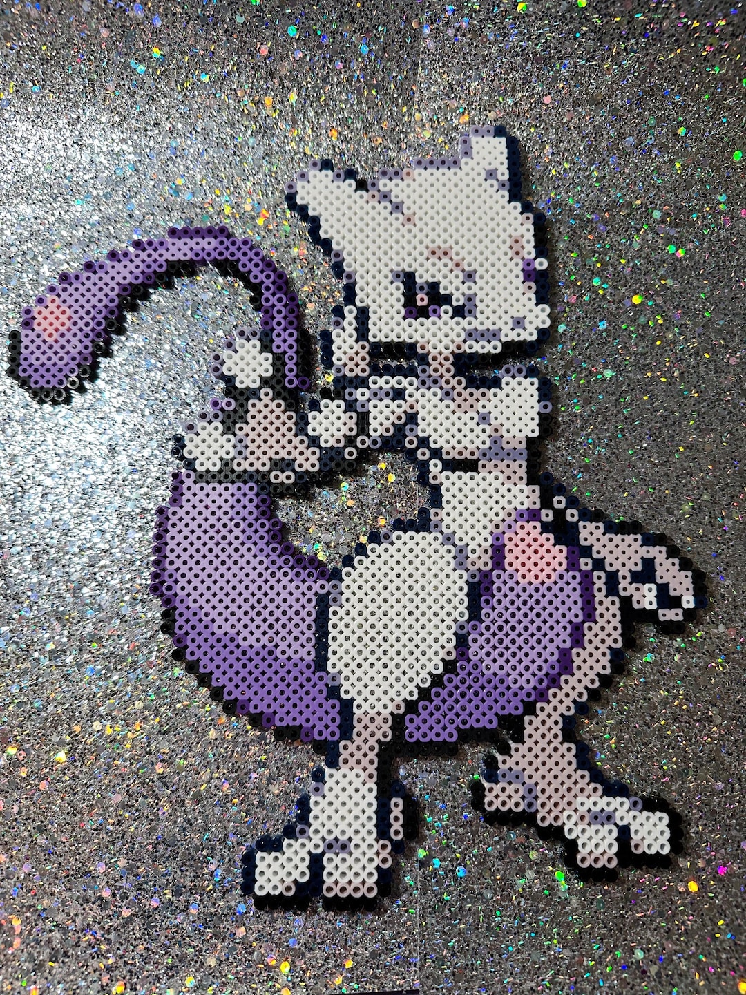 Pokémon Mewtwo Perler Bead Art - Etsy