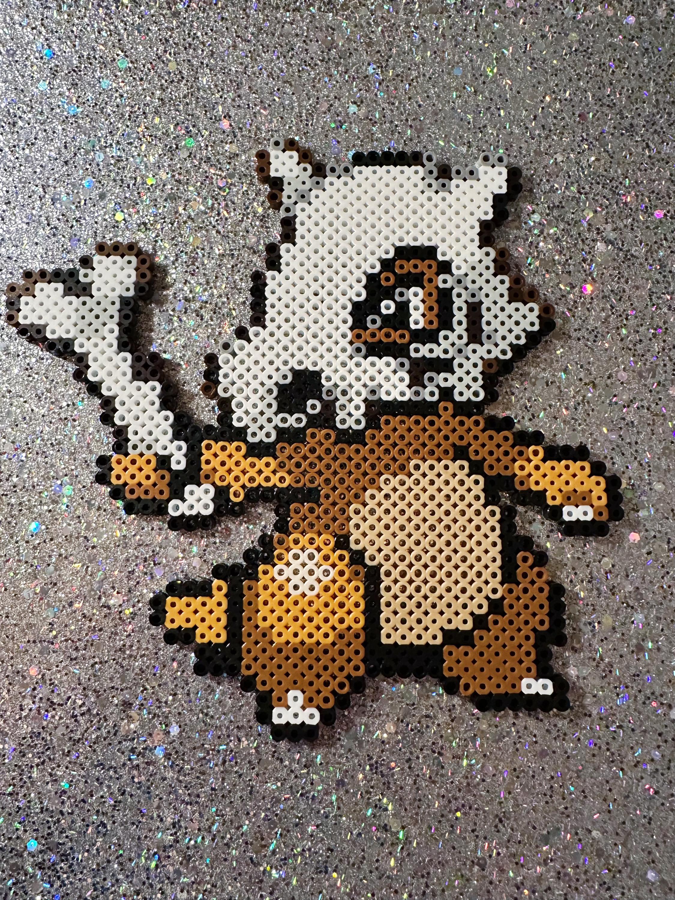 Tarjeta Cubone Con Sprites De Perler This Item Is Unavailable Etsy