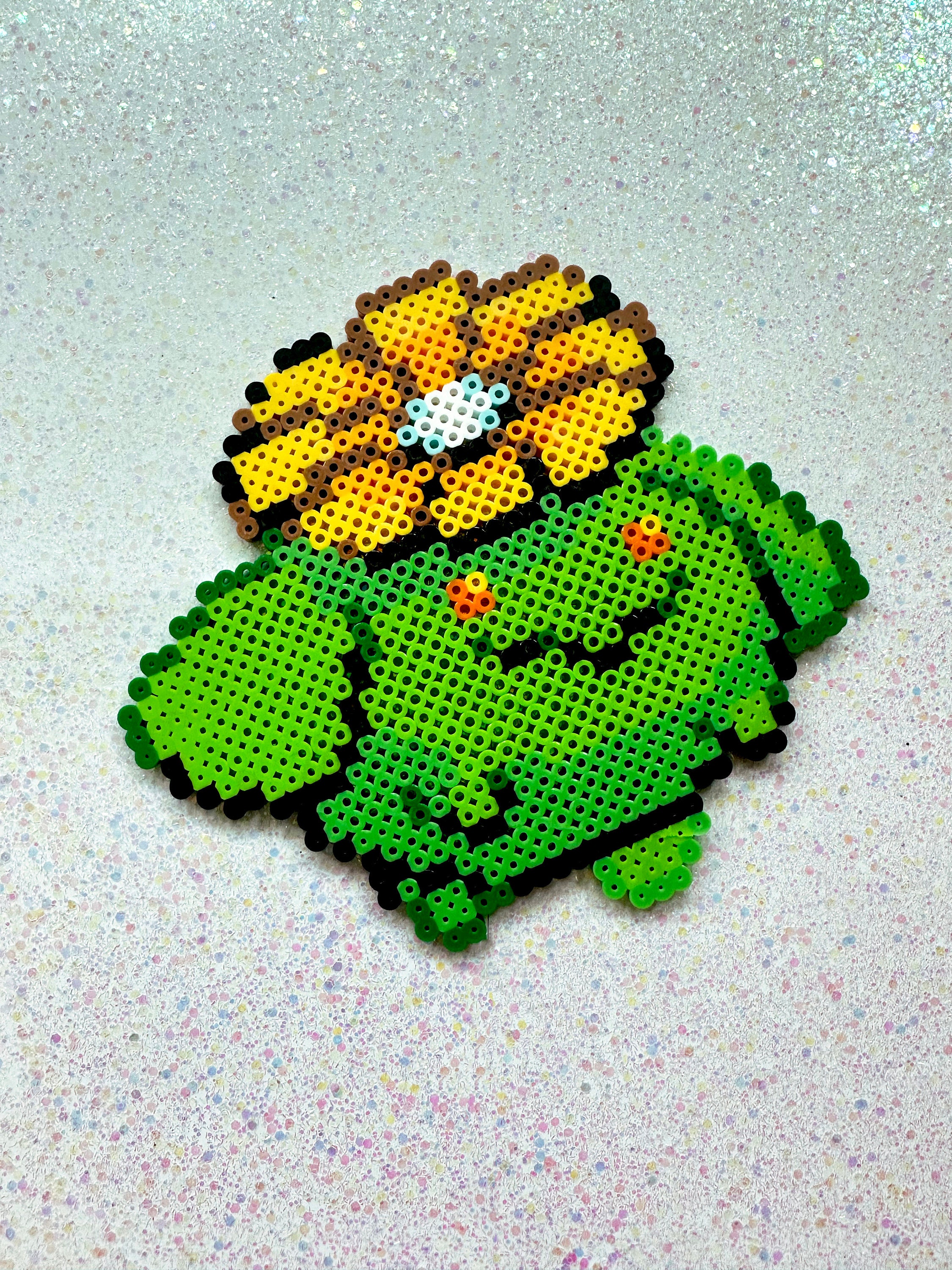 Pokémon Skiploom Perler Bead Art - Etsy