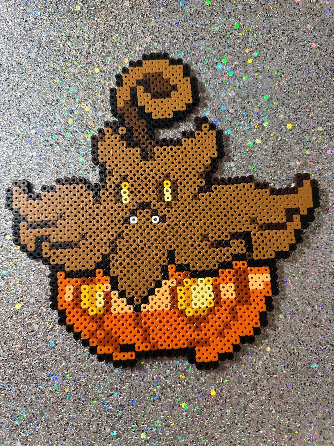 Pokémon Pumpkaboo Perler Bead Art - Etsy
