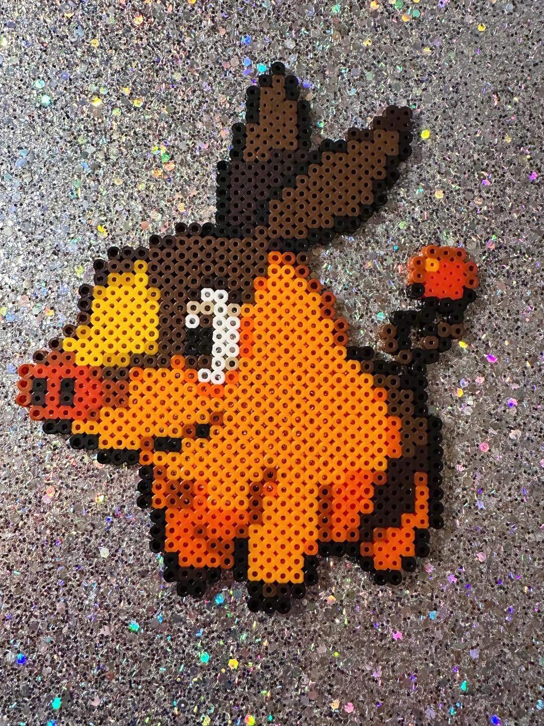 Pokémon Tepig Perler Bead Art - Etsy