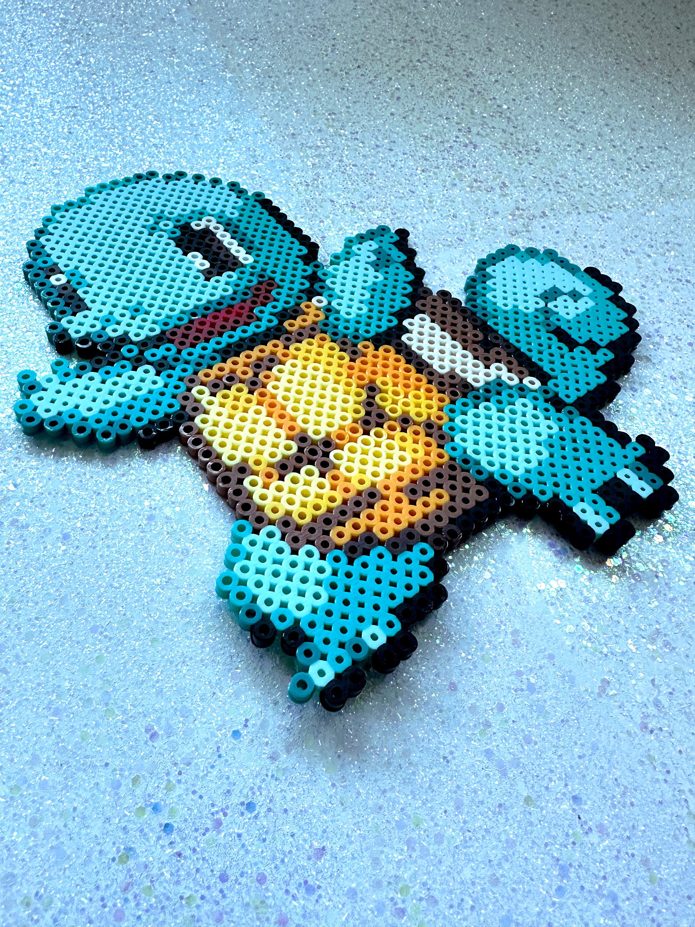 Pokémon Squirtle Perler Bead Art - Etsy