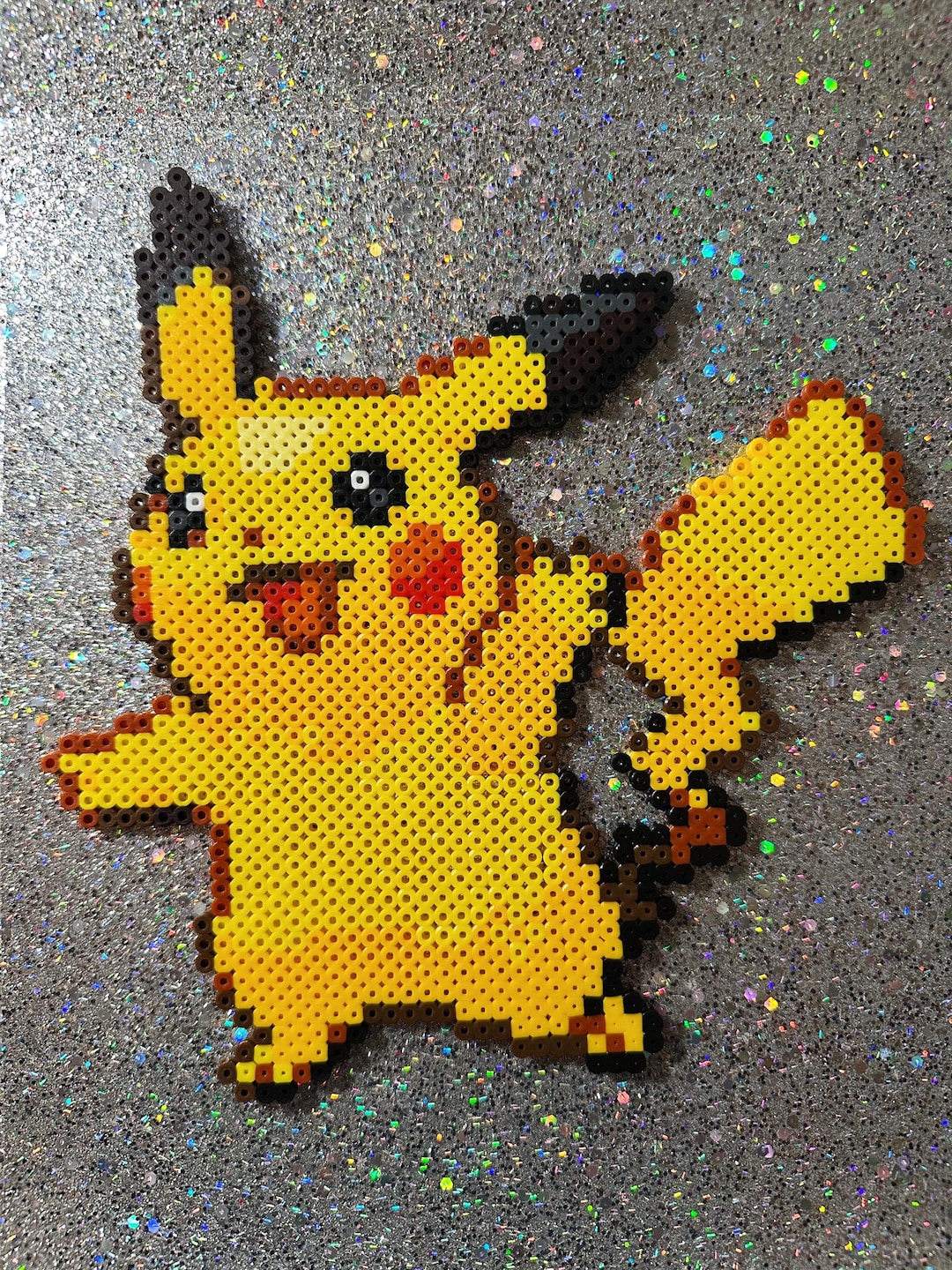 Pokémon Pikachu Perler Bead Art Etsy