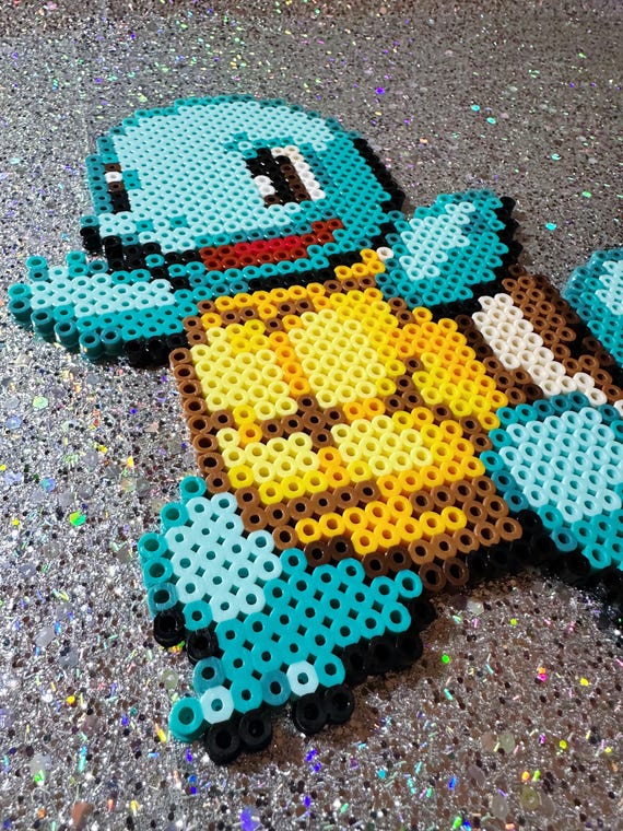 Squirtle Perler Squirtle Perler Beads Etsy