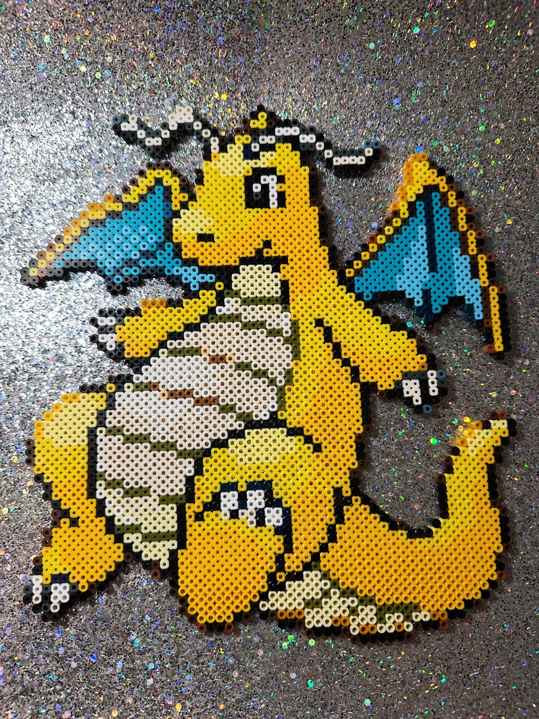 Pokémon Dragonite Perler Bead Art - Etsy