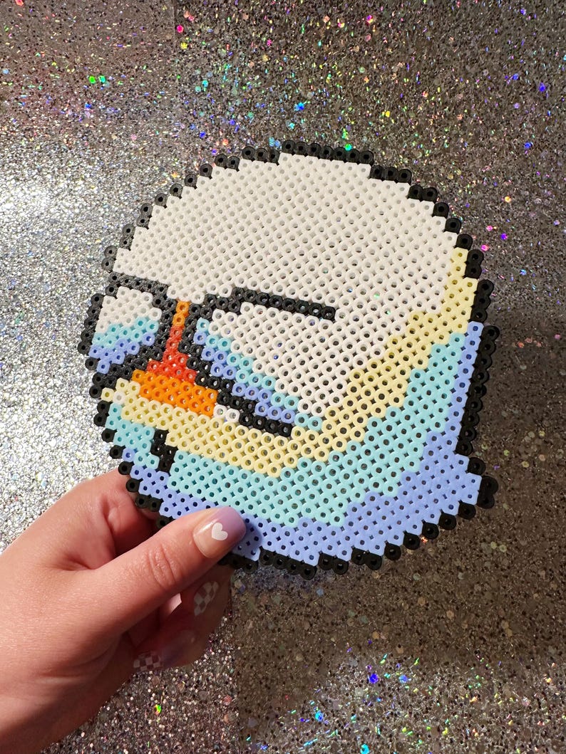 Big Boo Super Mario Brothers Perler Bead Art - Etsy