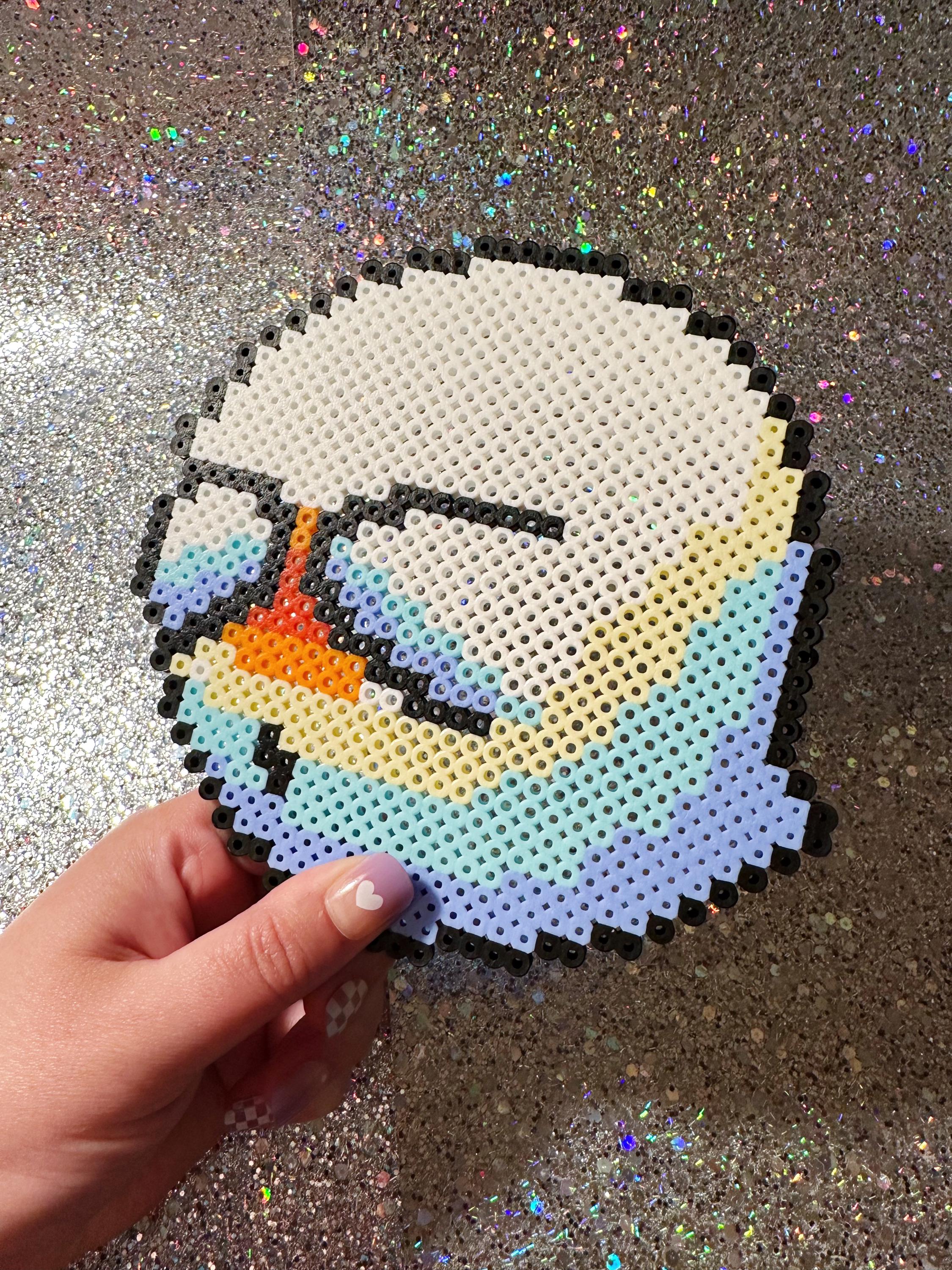 Big Boo Super Mario Brothers Perler Bead Art - Etsy