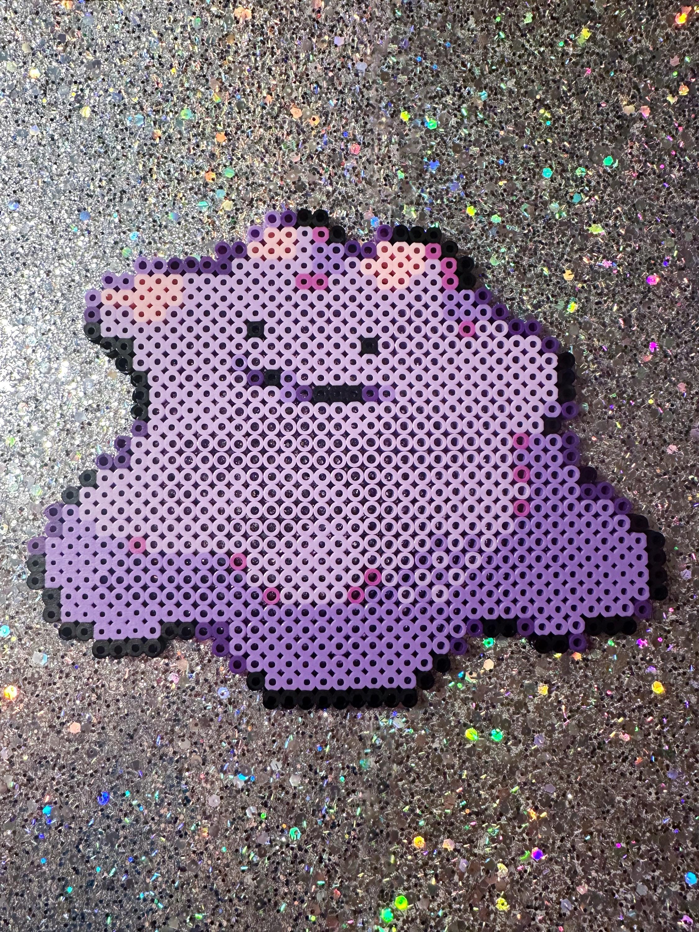 Pokémon Ditto Perler Bead Art - Etsy