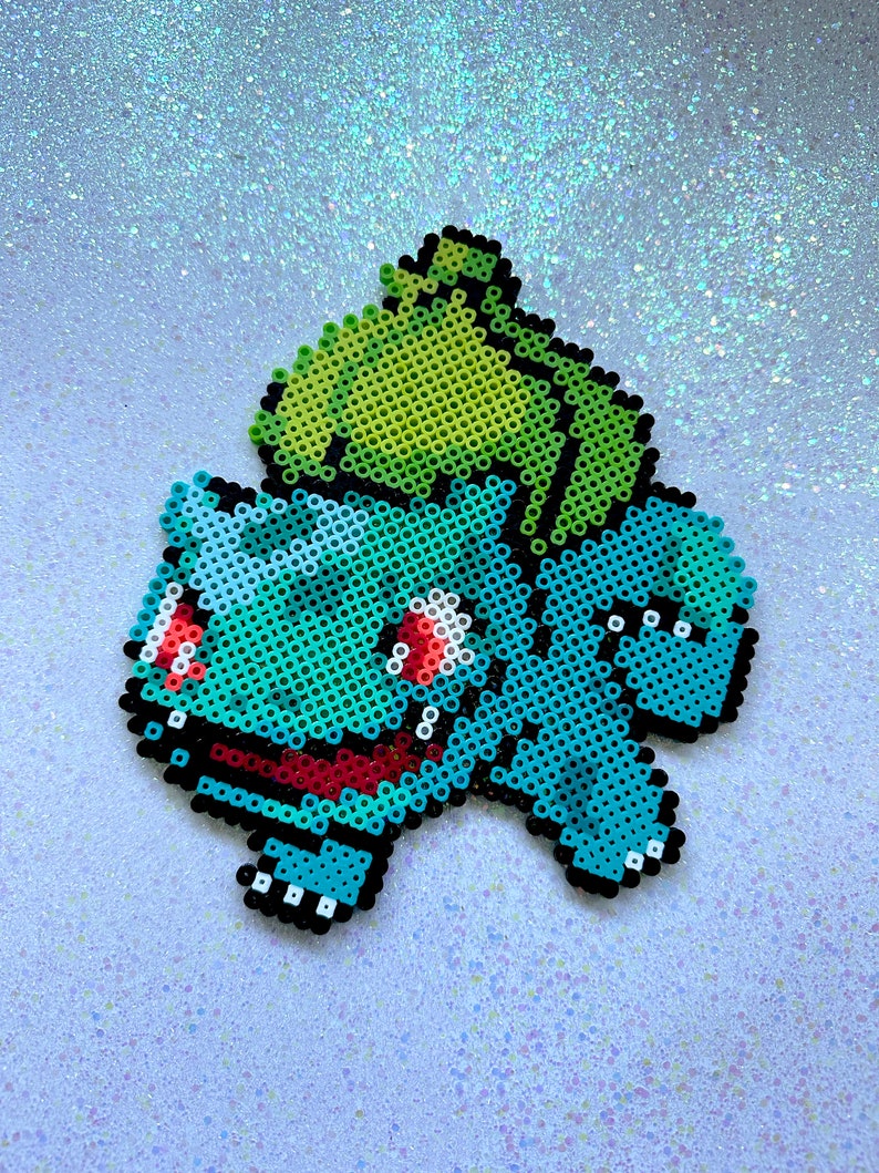 Pokémon Bulbasaur Perler Bead Art - Etsy
