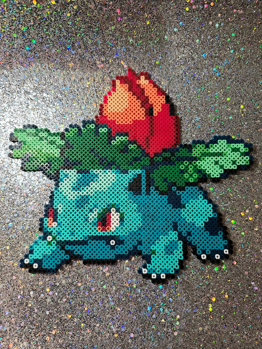 Pokémon Ivysaur Perler Bead Art - Etsy