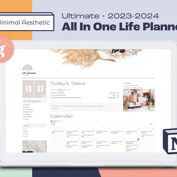 Life Manifestation Notion Template All in One Template Notion Dashboard ... Life Manifestation Notion Template All in One Template Notion Dashboard ...