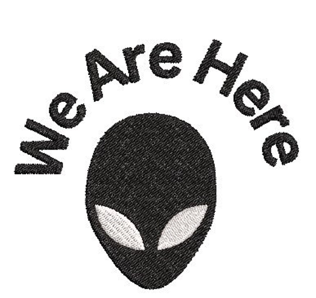 UFO Aliens Embroidery Machine Digital Pes File 4x4 Listing for ...
