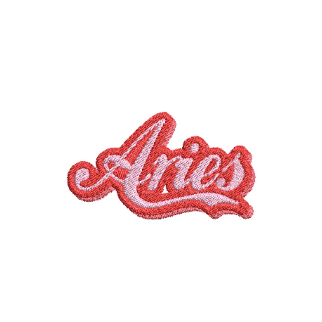 Zodiac Aries Embroidery Digital Pes File Listing for Digitizing Service ...
