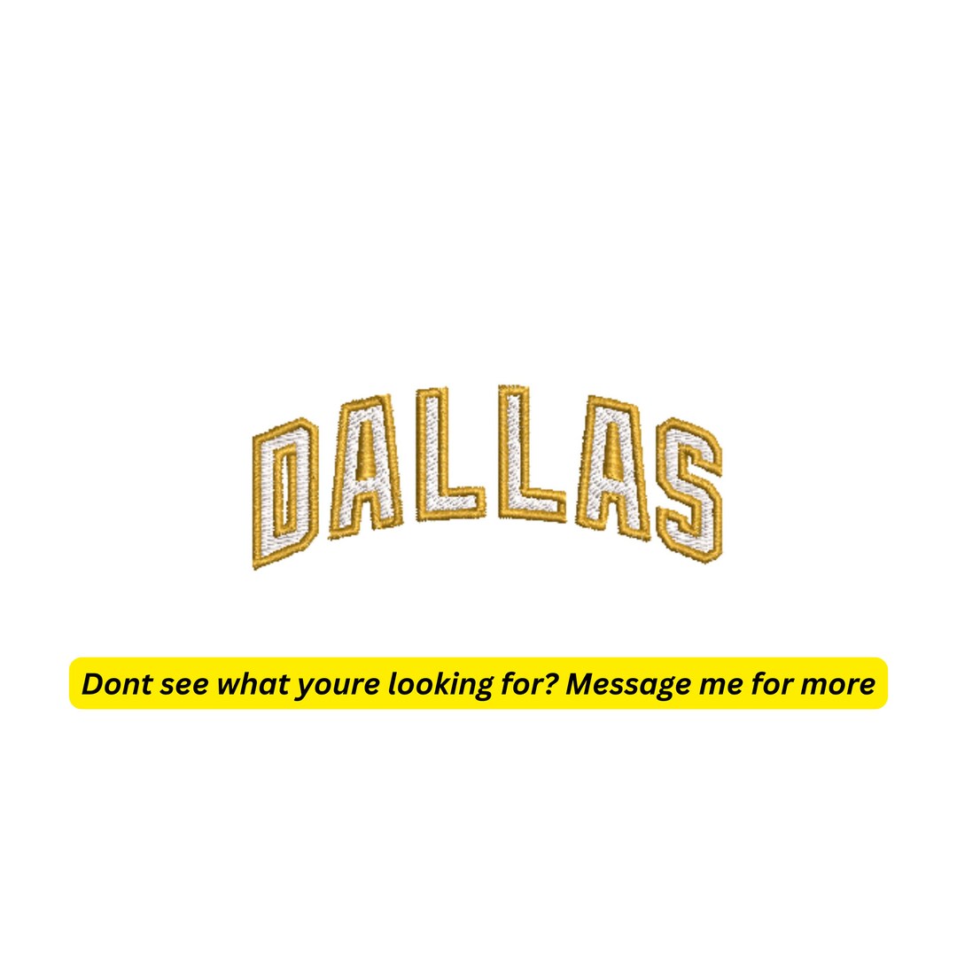 Dallas Embroidery Champ Digital Pes File Listing for Digitizing Service ...