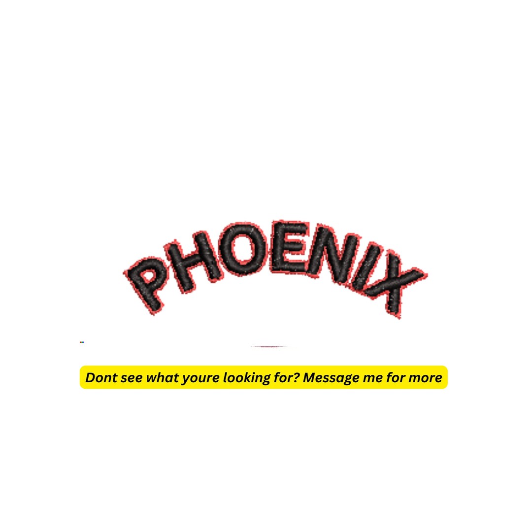 Phoenix Embroidery Machine 4x4 Pes File Listing for Digitizing Service ...