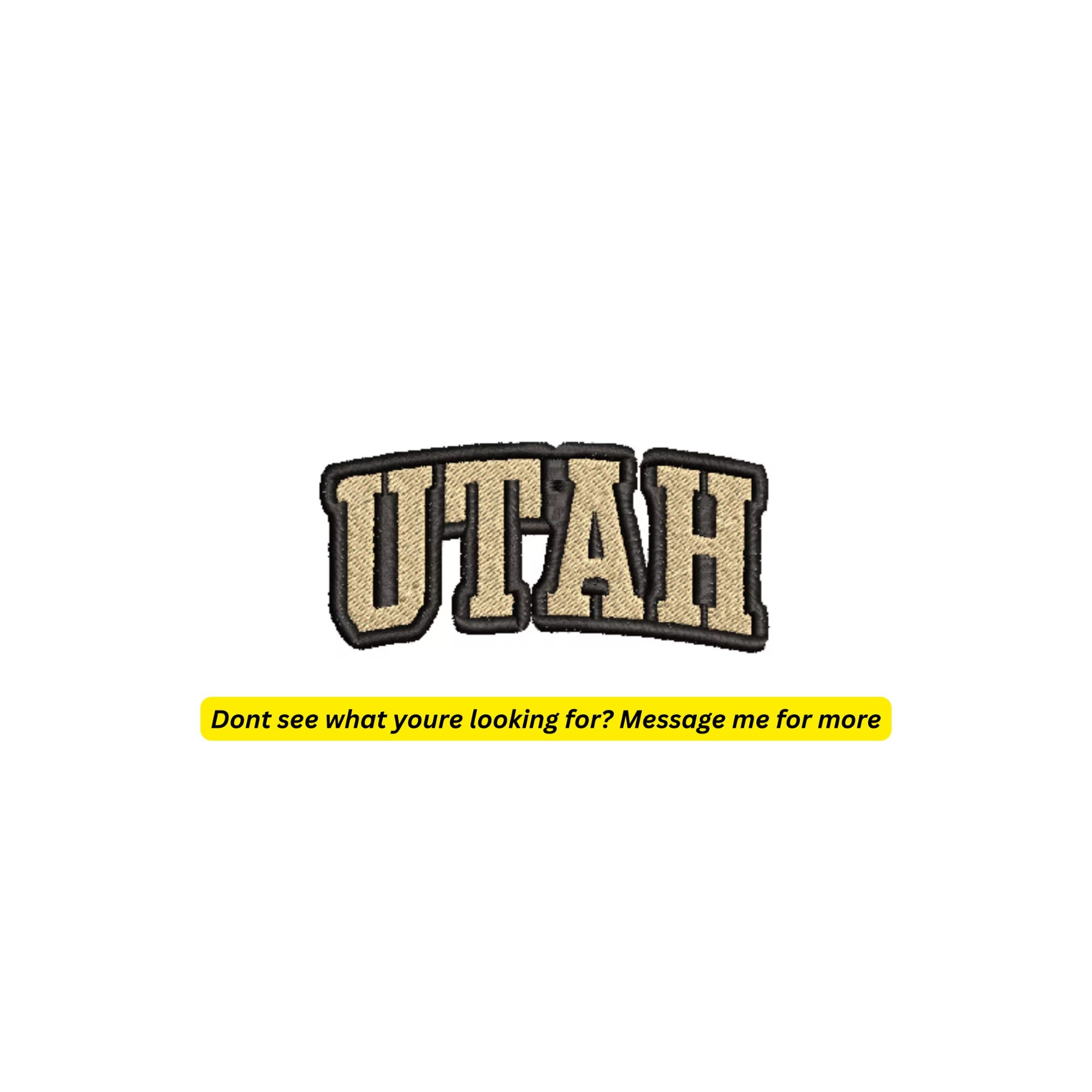 Utah Embroidery Champ Digital Pes File Listing for Digitizing Service ...