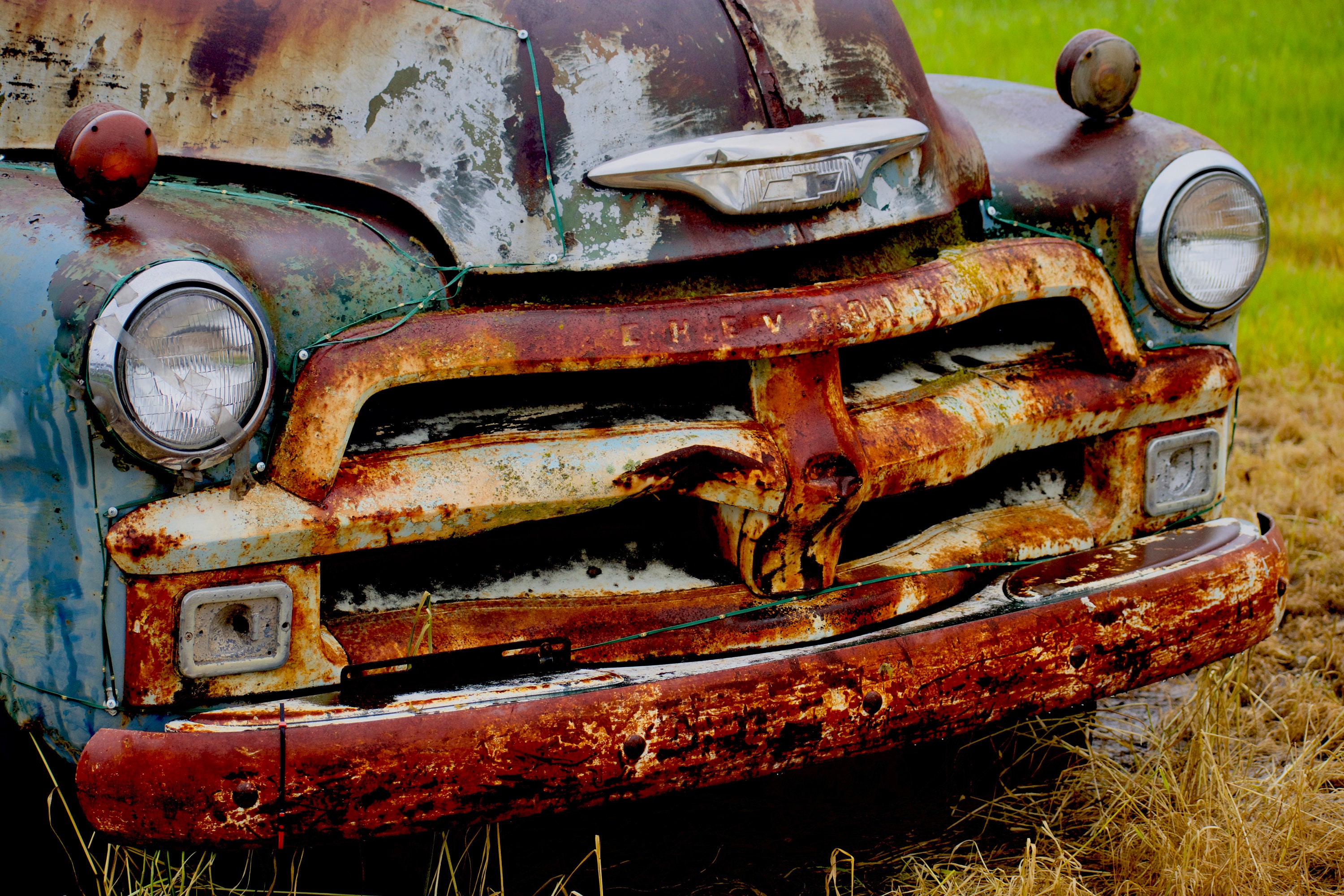 Rusted Chevy Front End - Etsy
