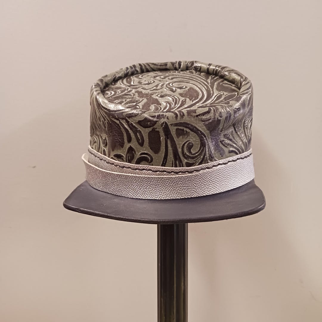Leather Kepi Hat - Etsy