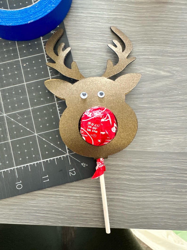 Reindeer Lollipop Holders, Christmas Stocking Stuffers, Classroom ...