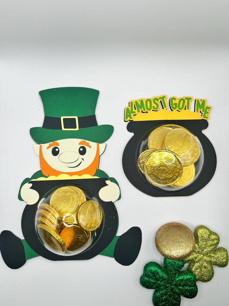 Leprechaun Pot of Gold Candy Holder: St Patrick's Day Party Favor - Etsy