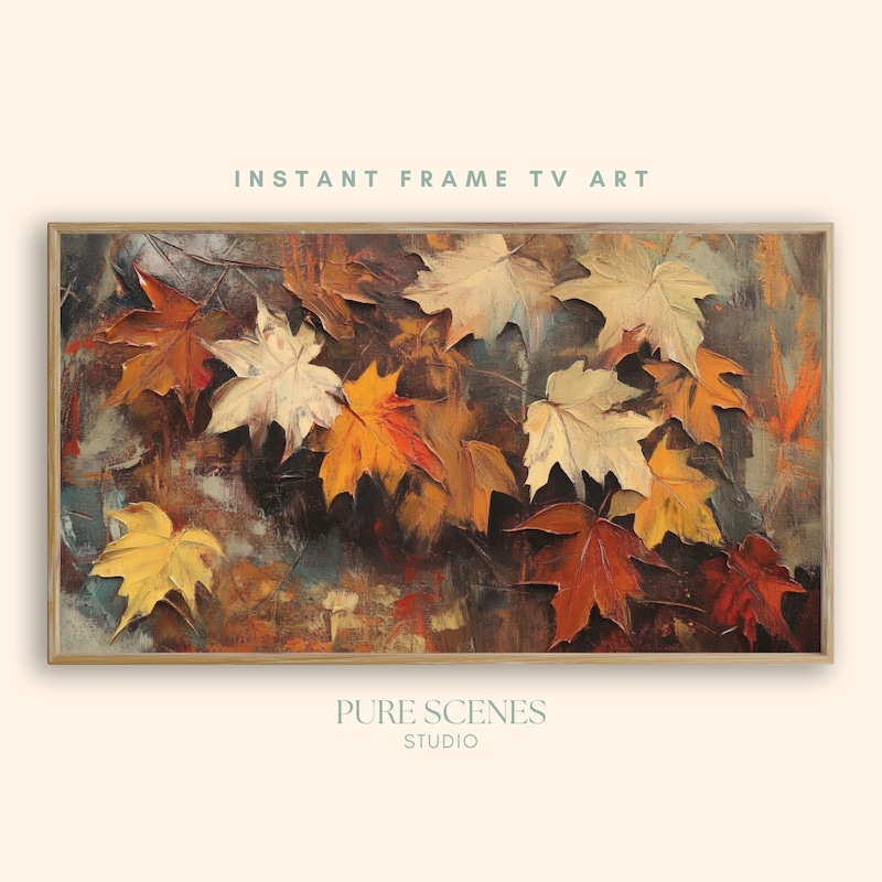 Autumn Abstract Art - Etsy