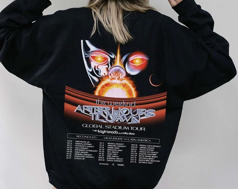 Weeknds After Hours Til Dawn Tour 2023 Shirt, Weeknds 2023 Merch sold ...