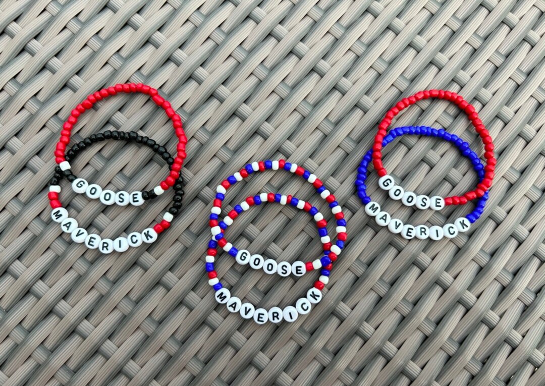 Top Gun Bracelets | Goose and Maverick Bracelet | Top Gun Maverick ...