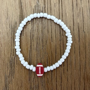 San Francisco 49ers Bracelet | Football Bracelet | 49ers Football ...